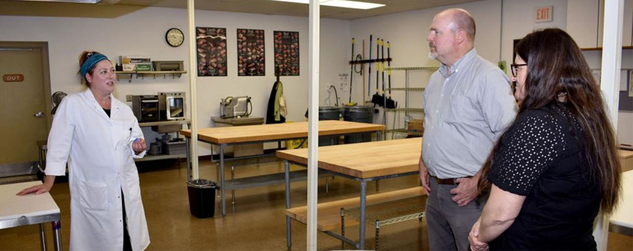 Meat lab displays cutting-edge learning