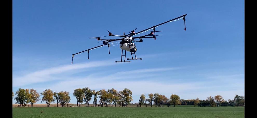 Drone spraying company takes flight in Mitchell