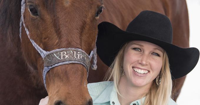 Barrel racer ‘back in the saddle again’ after accident
