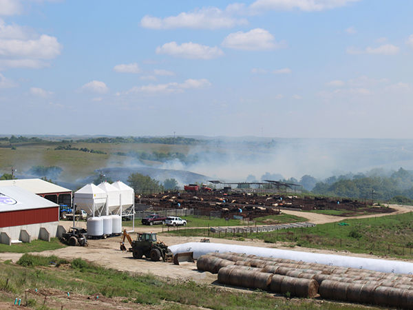 Summer pasture burning underway