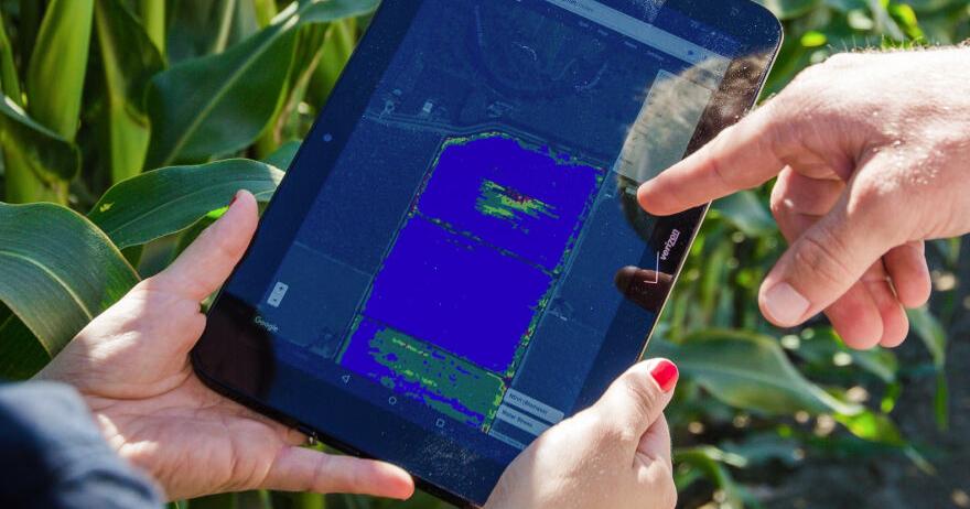 High resolution tech gives detailed views of crop stress