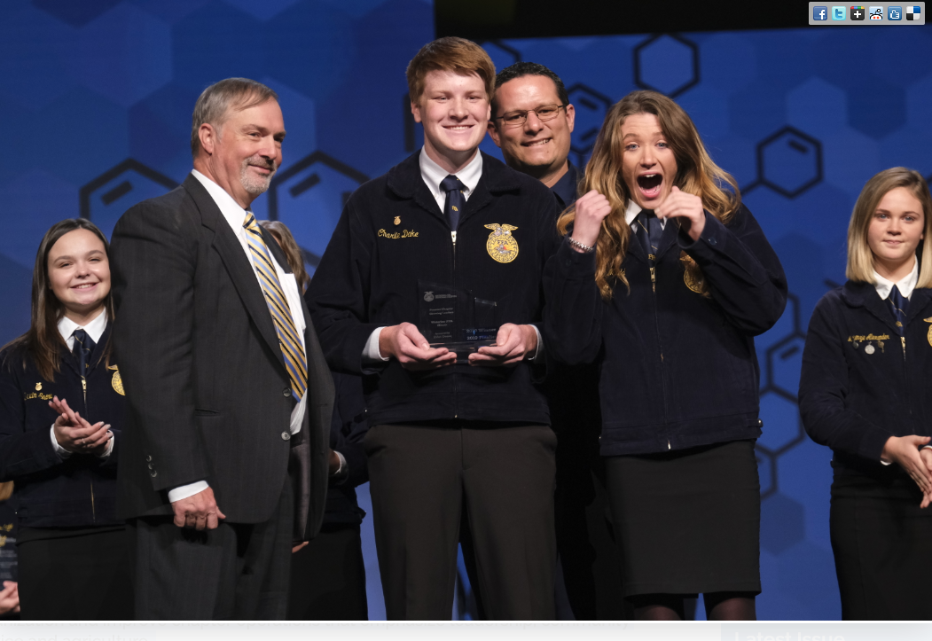 Five FFA Chapters Named National Chapter Award Winners