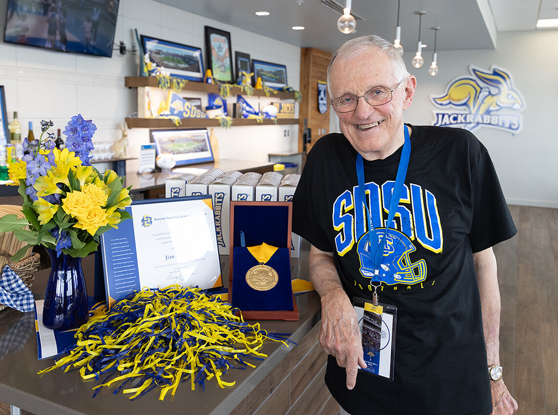 Jim Woster awarded SDSU presidential medallion