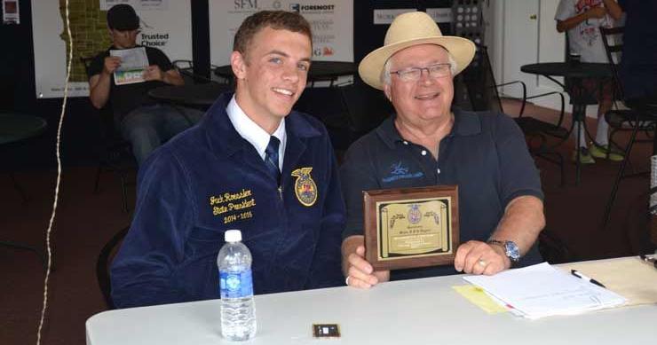 MFU President Doug Peterson Awarded Honorary State FFA Degree