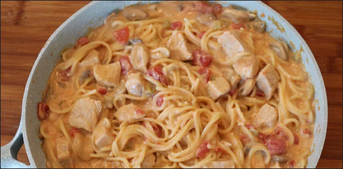 Cheesy Spaghetti recipe