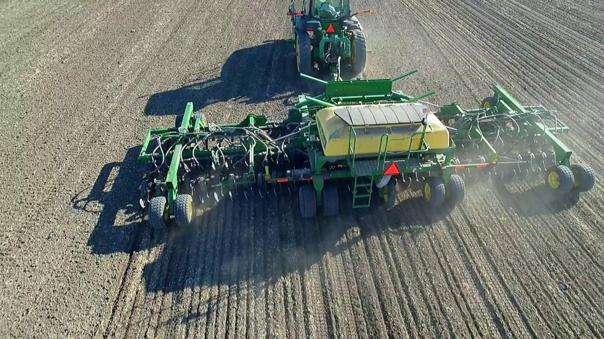 Spring blizzard delays wheat planting