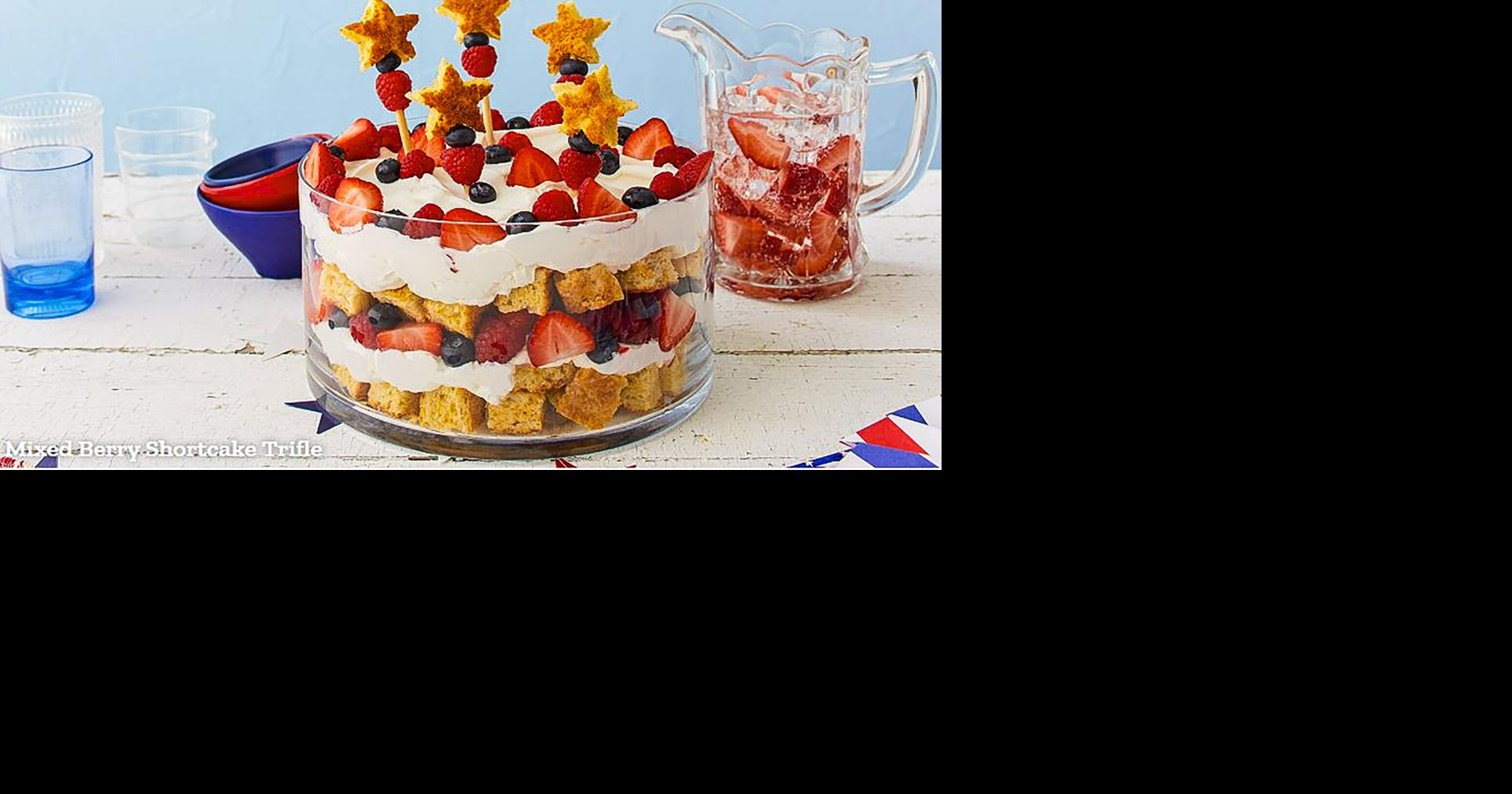 Mixed Berry Shortcake Trifle