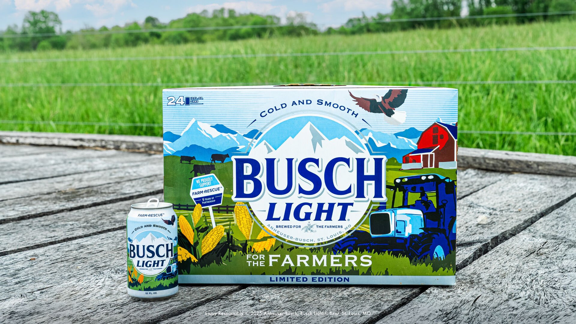 Busch Light unveils limited-edition Farming Cans to honor America’s farmers, ranchers
