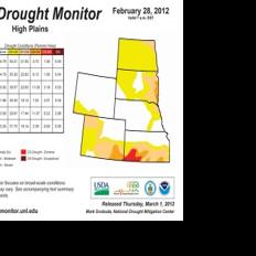 U.S. Drought Monitor maps show current drought conditions