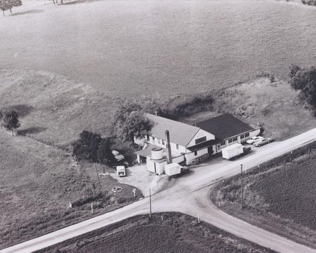 Silver Lewis Cheese Co-op, building by Brick. . . and Muenster