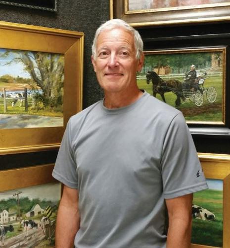 Schultz creates commemorative painting