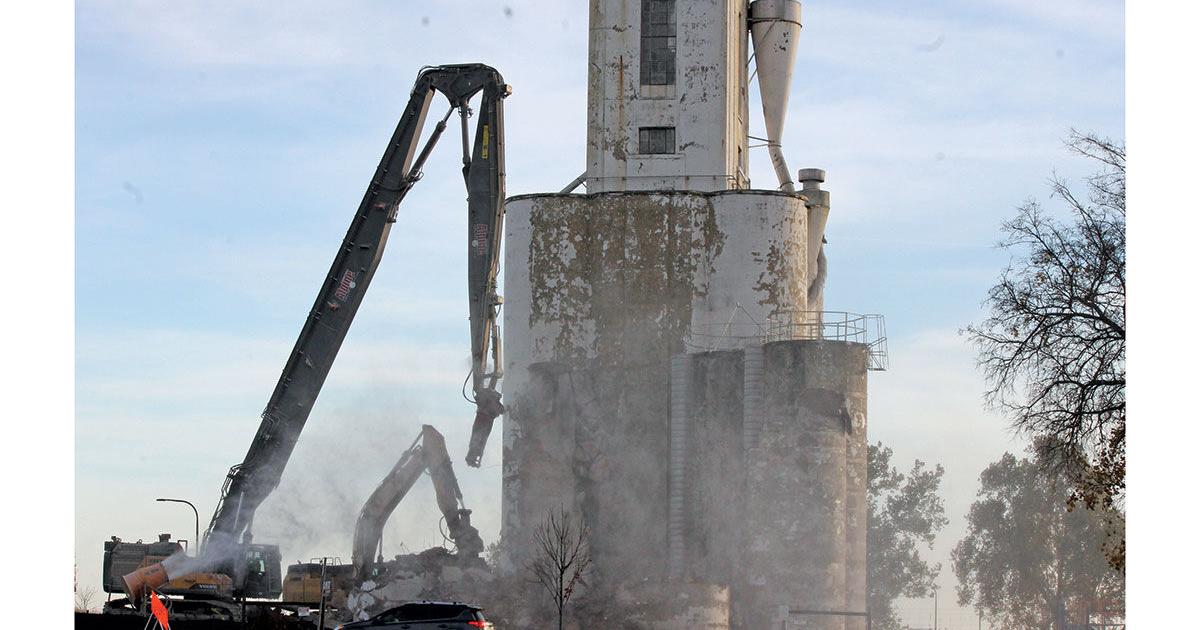 Iconic feed mill finishes work
