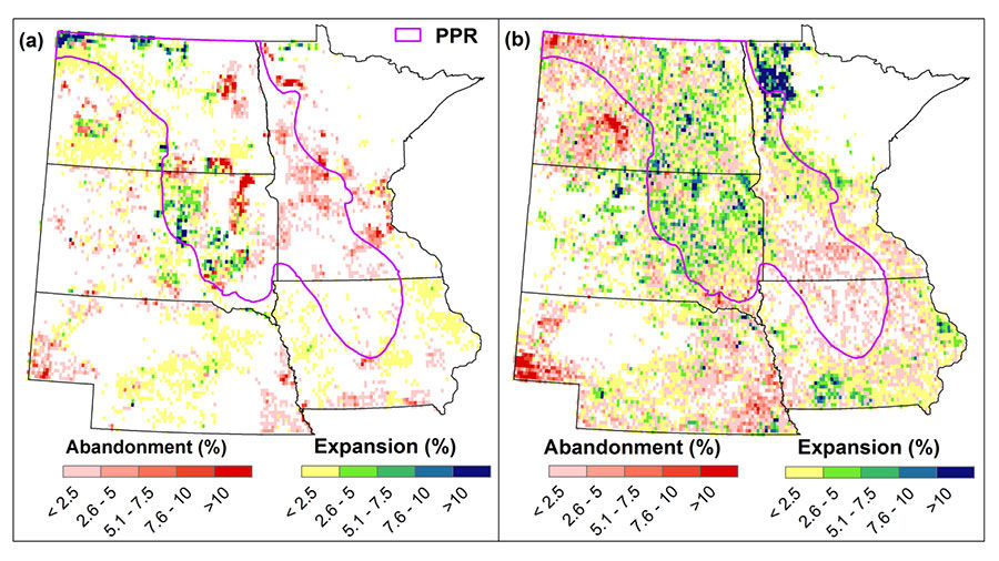 Farmland expansion increases carbon footprint across northern Corn Belt