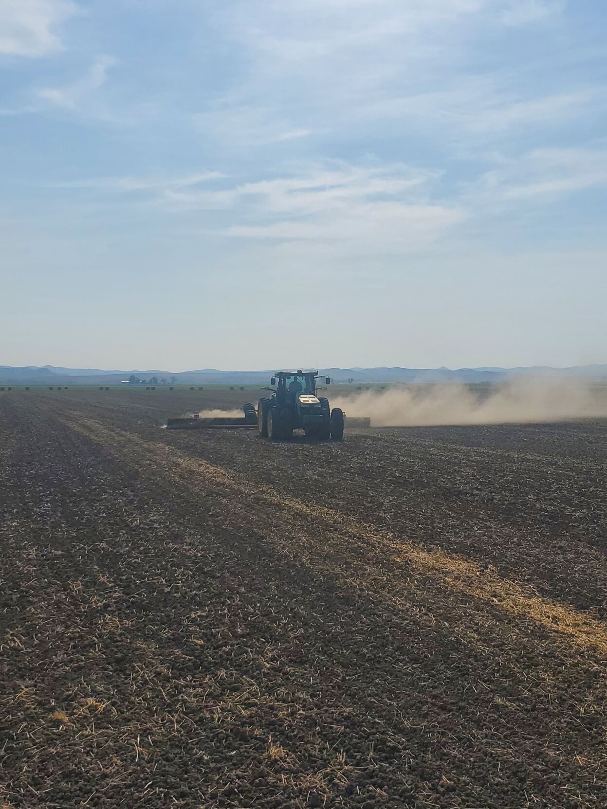Uffelman farm finishes wheat harvest; looks next to corn, beets