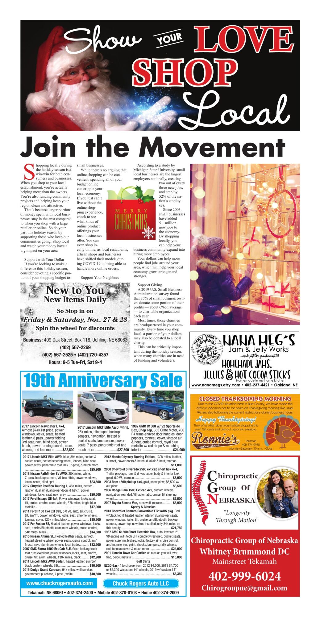 Show your love, shop local