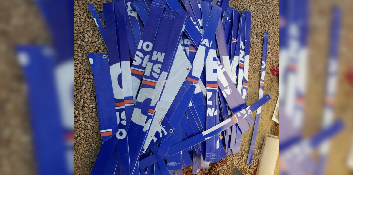 Unhinged political sign defacement plagues local House candidate | News ...