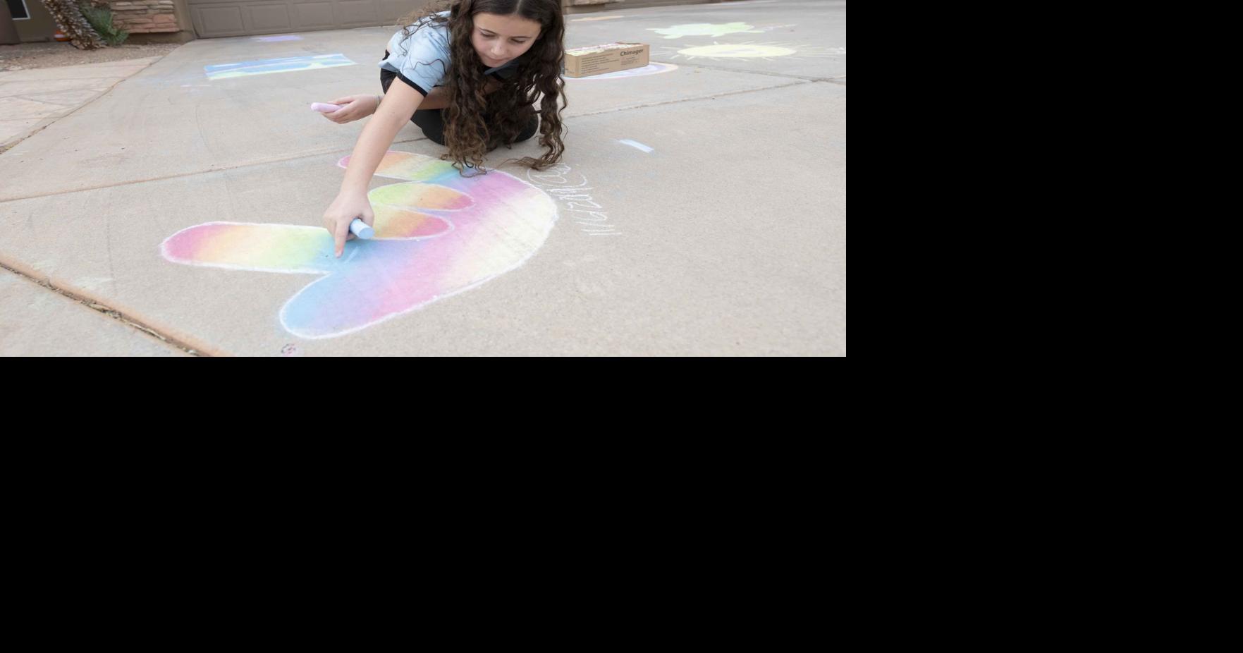 Ahwatukee girl, 11, chalks up a victory for prettier driveways ...