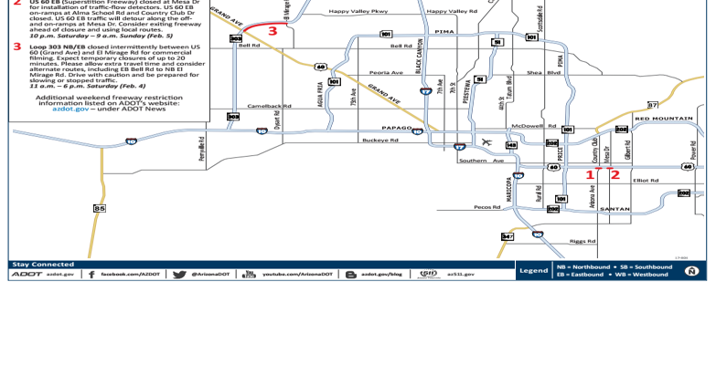 ADOT Weekend Freeway Traffic Advisory (Feb. 3-6) | News | ahwatukee.com