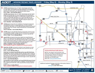 ADOT Weekend Freeway Travel Advisory (May 6-9) | News | ahwatukee.com