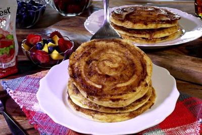 flapjack with cinnamon