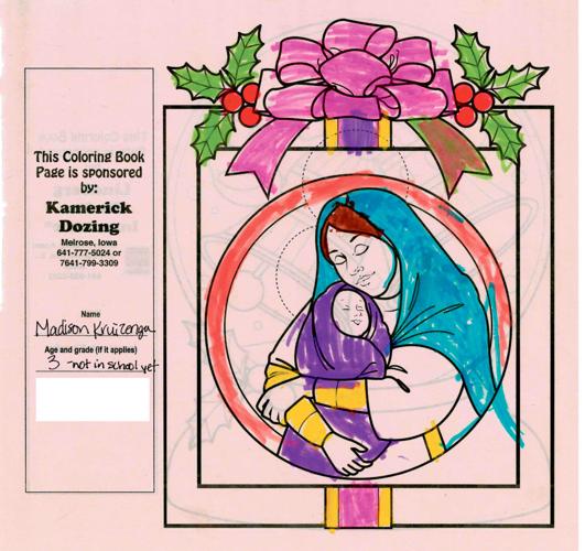 Annual Albia Newspaper Holiday Coloring Contest | News | albianews.com