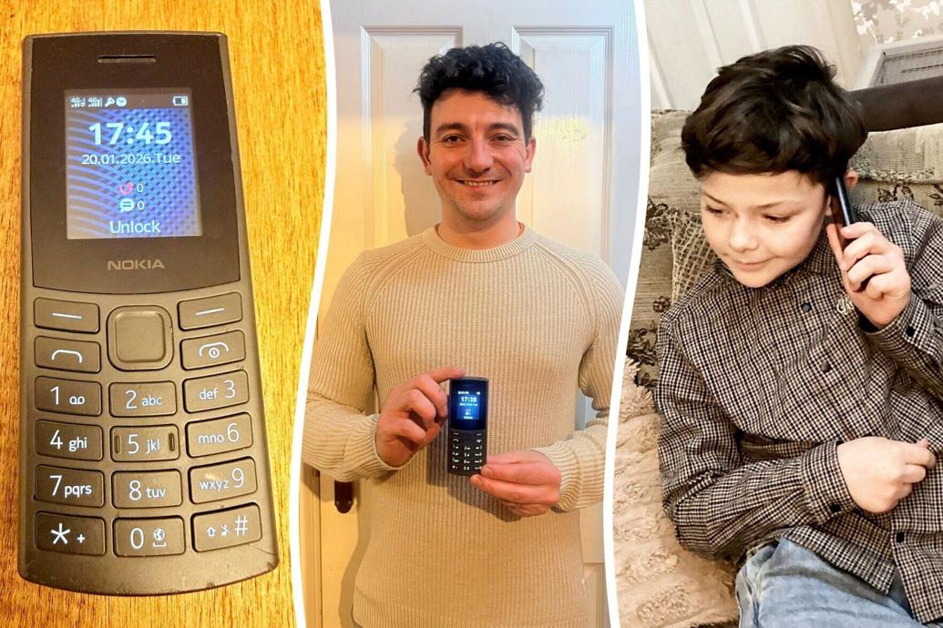 Dad gives kids old school Nokia phone to help with online addiction ...