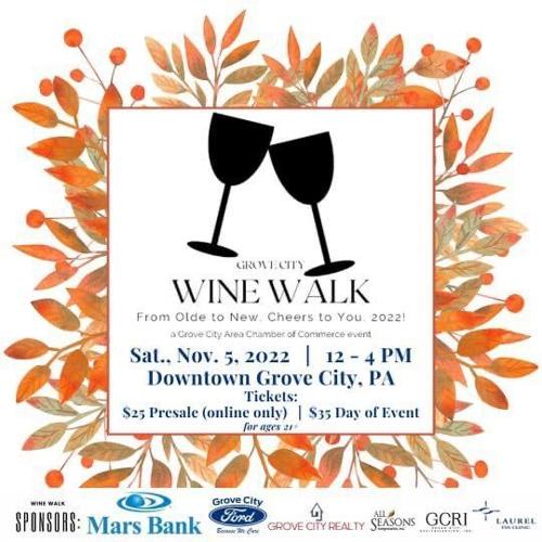 Grove City Wine Walk returns Saturday after 2-year absence | News ...