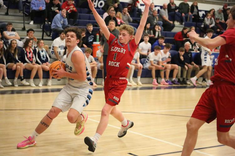 Amos scores 28 as Mustangs defeat Slippery Rock | Sports | alliednews.com