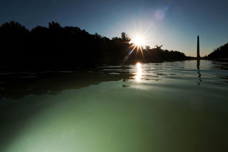 Reflecting Pool woes: Trump administration turns to hydrogen peroxide ...