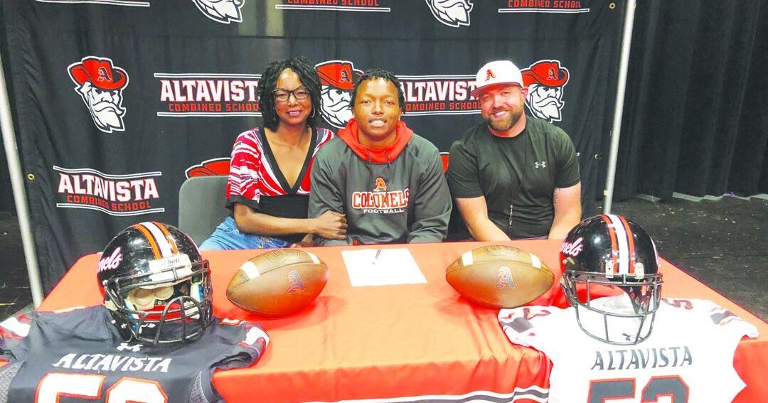 Altavista football standout chooses college destination | Online ...