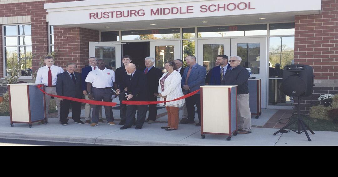 Rustburg Middle School holds ribbon cutting ceremony for ceremony ...