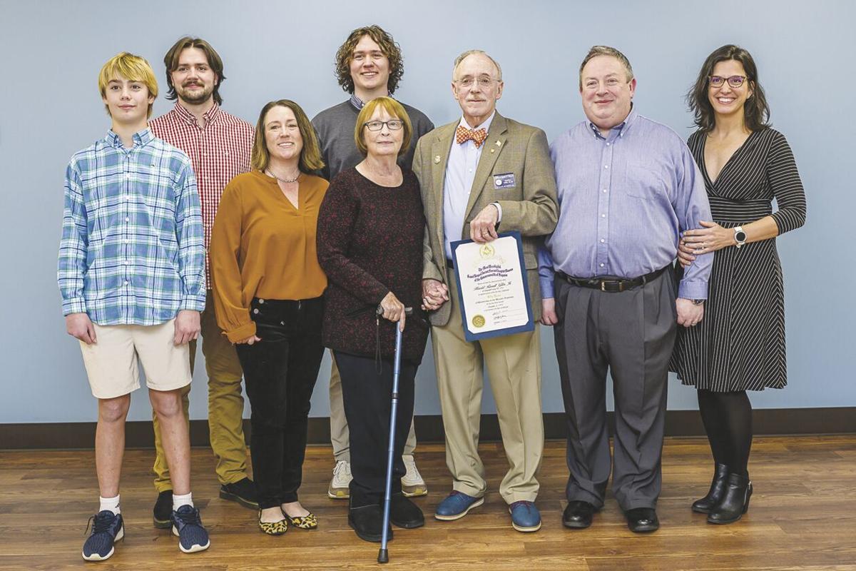 Rusty Giles earns 50 year pin from Campbell Lodge 316 Masons | News ...