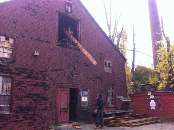 Milling opportunity; Timber from historic barn salvaged for ...