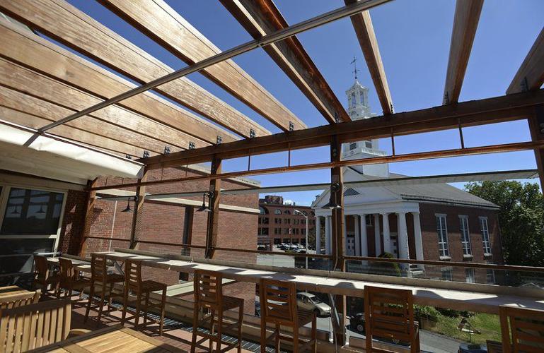 Memorial Hall Library debuts new roof deck | Local News ...