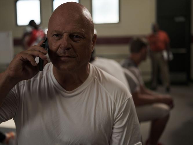 Chiklis suits up for big role as 59-year-old college football player ...