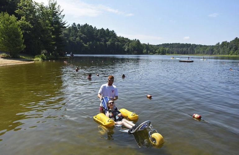 Pomps Pond gets floating wheelchair | Local News | andovertownsman.com