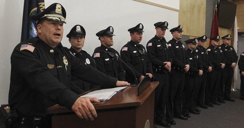 Bolstering the ranks; Swearing-in ceremony celebrates police promotions ...