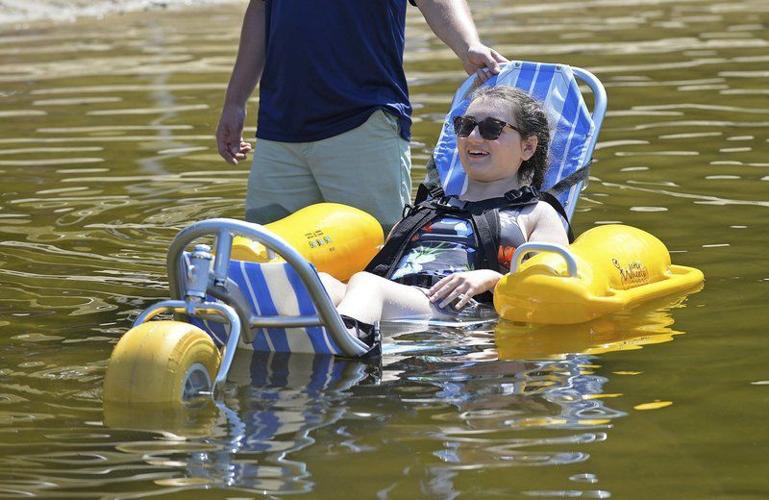 Pomps Pond gets floating wheelchair | Local News | andovertownsman.com