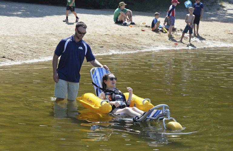 Pomps Pond gets floating wheelchair | Local News | andovertownsman.com