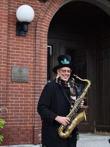 A little street music: Andover Sax Guy jazzing up the holidays | News ...