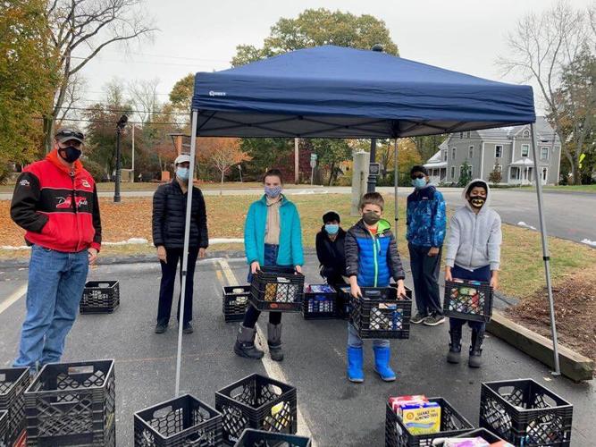 Scouts continue food drive | Local News | andovertownsman.com