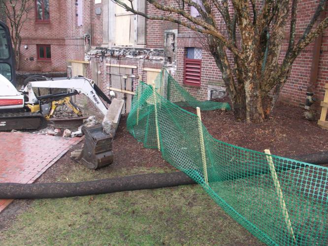 Historic stairs replaced at Stevens Library | Local News ...