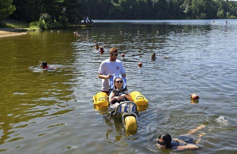 Pomps Pond gets floating wheelchair | Local News | andovertownsman.com