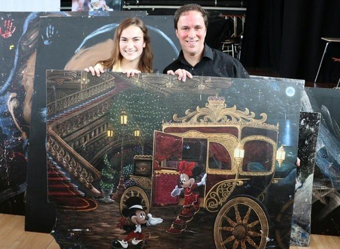 Disney artist displays speed-painting skills at CCHS | Lifestyles ...