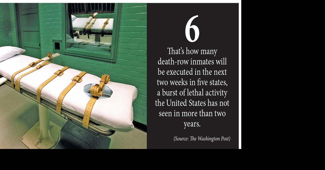 Today's bumper sticker: Two weeks of executions in America ...