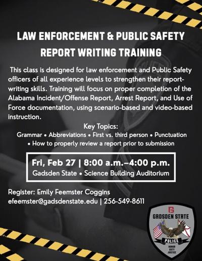 Gadsden State police to host report-writing seminar | News ...