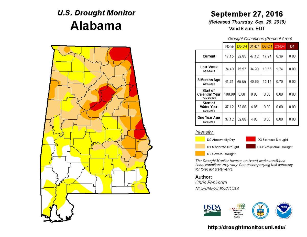 Forestry Commission issues fire danger warning for 46 Alabama counties ...