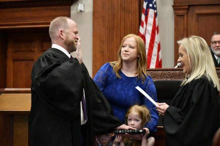Matt McCullars sworn in as District Court Judge for Seventh Judicial ...