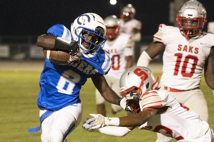 Photos: Childersburg defeats Saks 42-31 | Slideshows | annistonstar.com