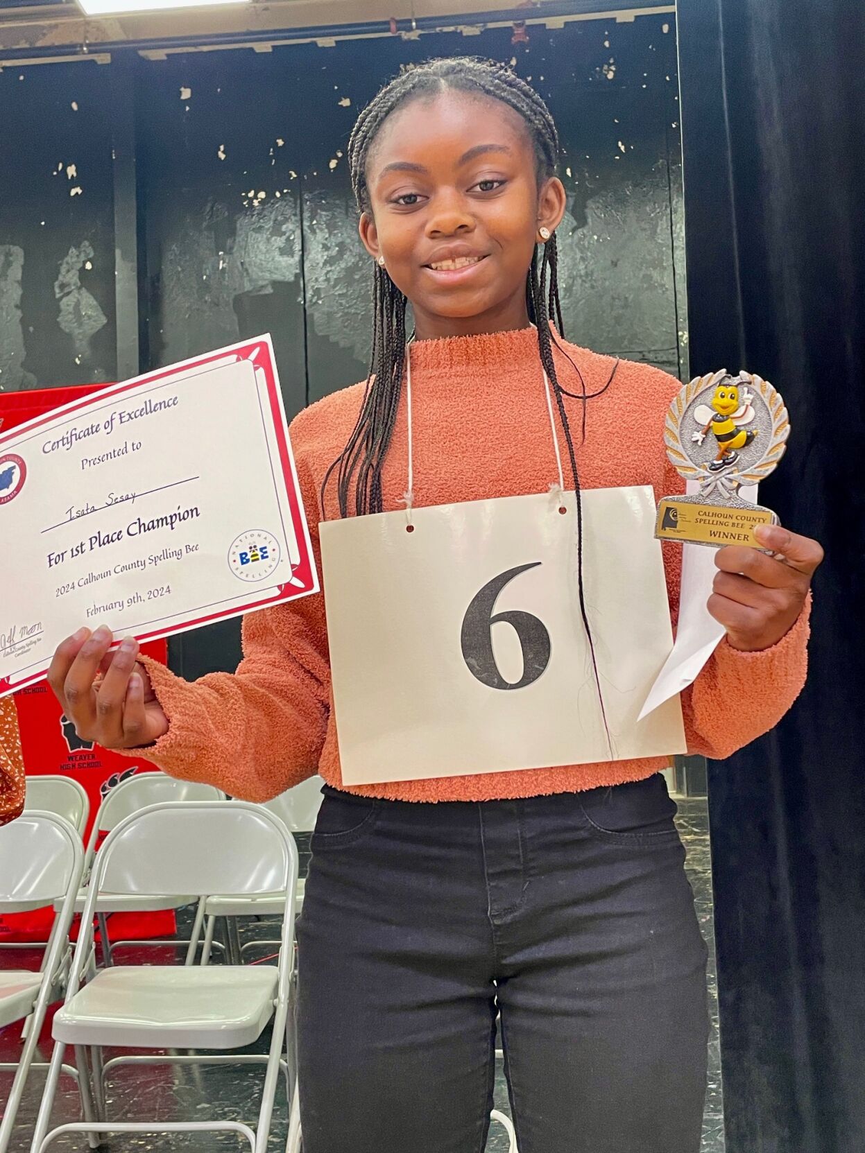 Donoho girl churns through words to win county spelling bee | Free ...